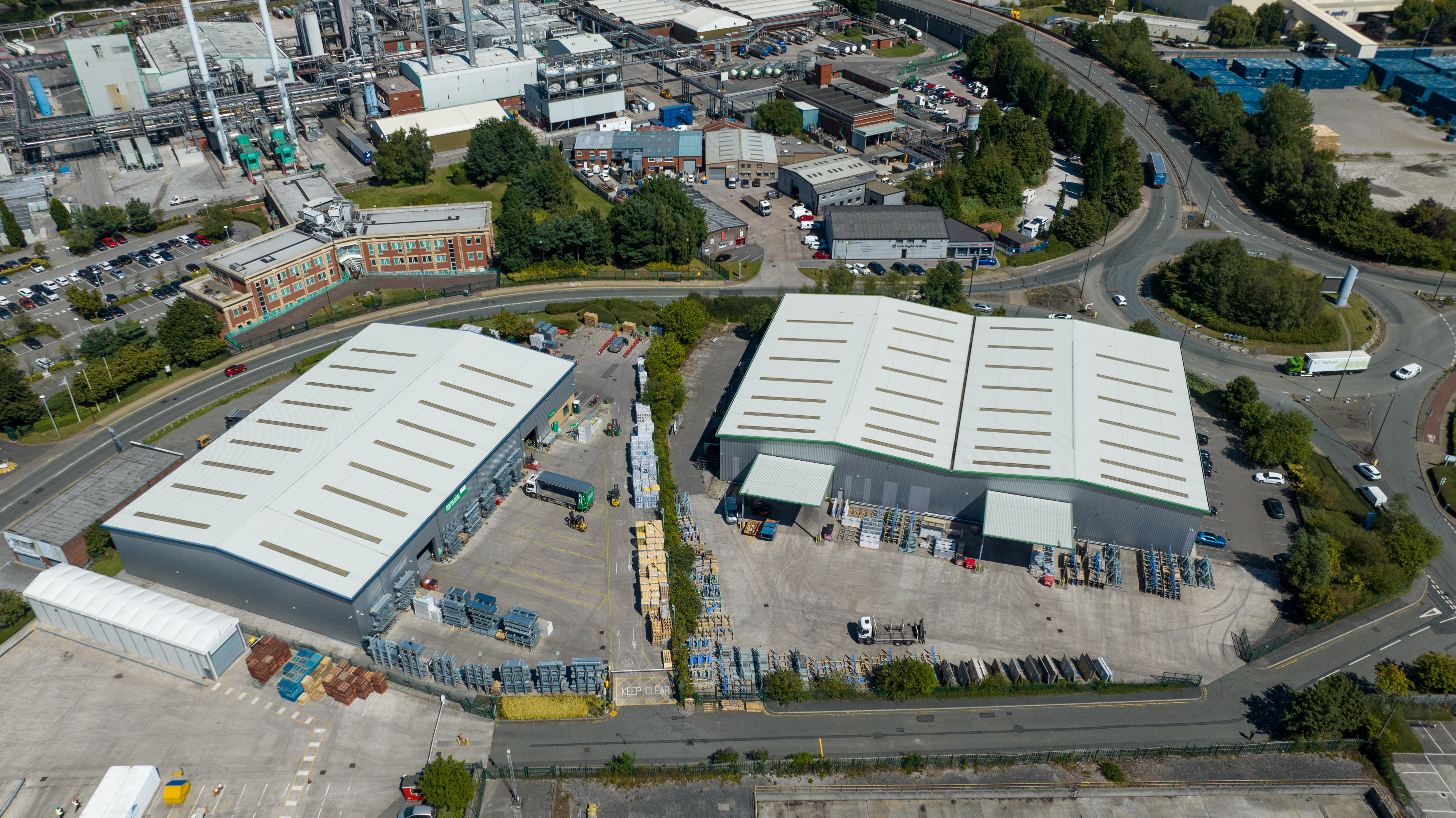 Guinness Circle, Trafford Park: Network Space